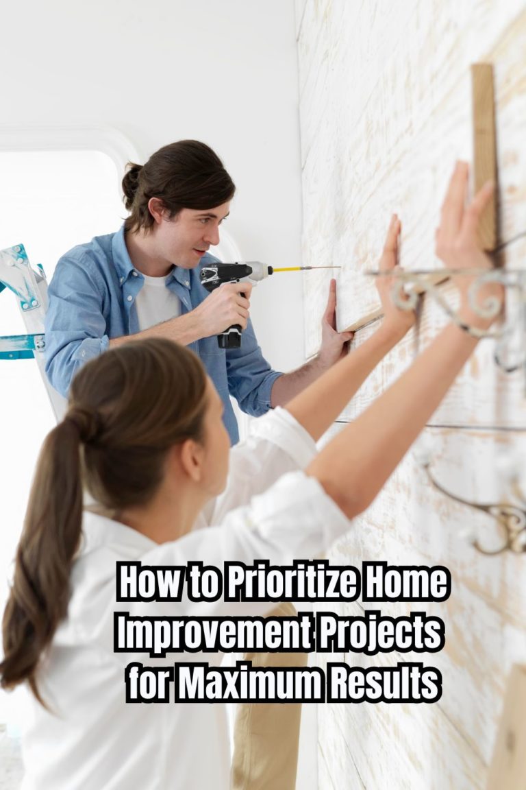 How to Prioritize Home Improvement Projects for Maximum Results - ConservaMom