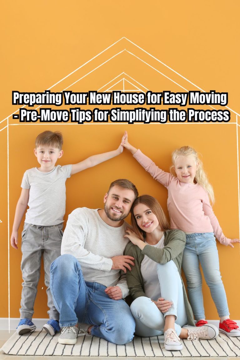 Preparing Your New House for Easy Moving - ConservaMom
