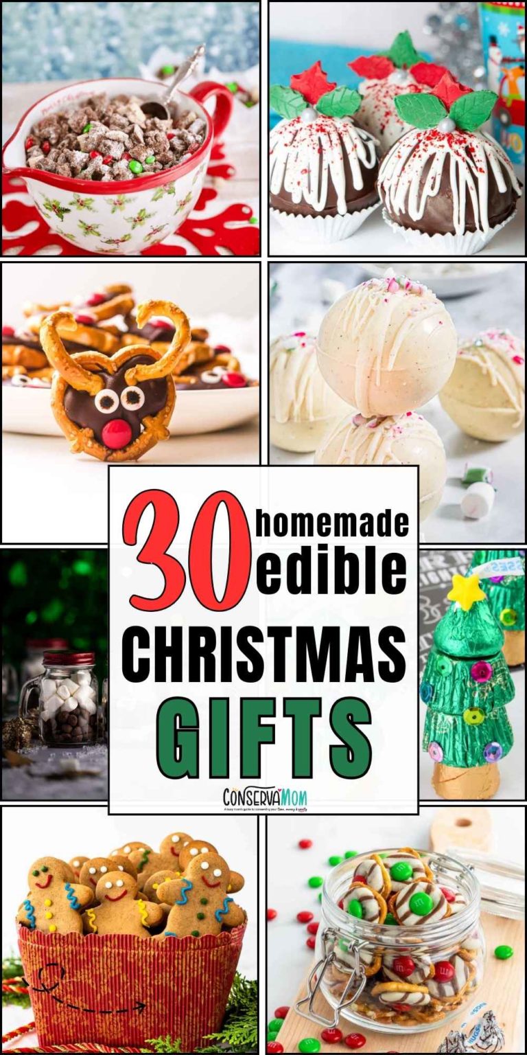 30+ Homemade Edible Christmas Food Gifts - ConservaMom
