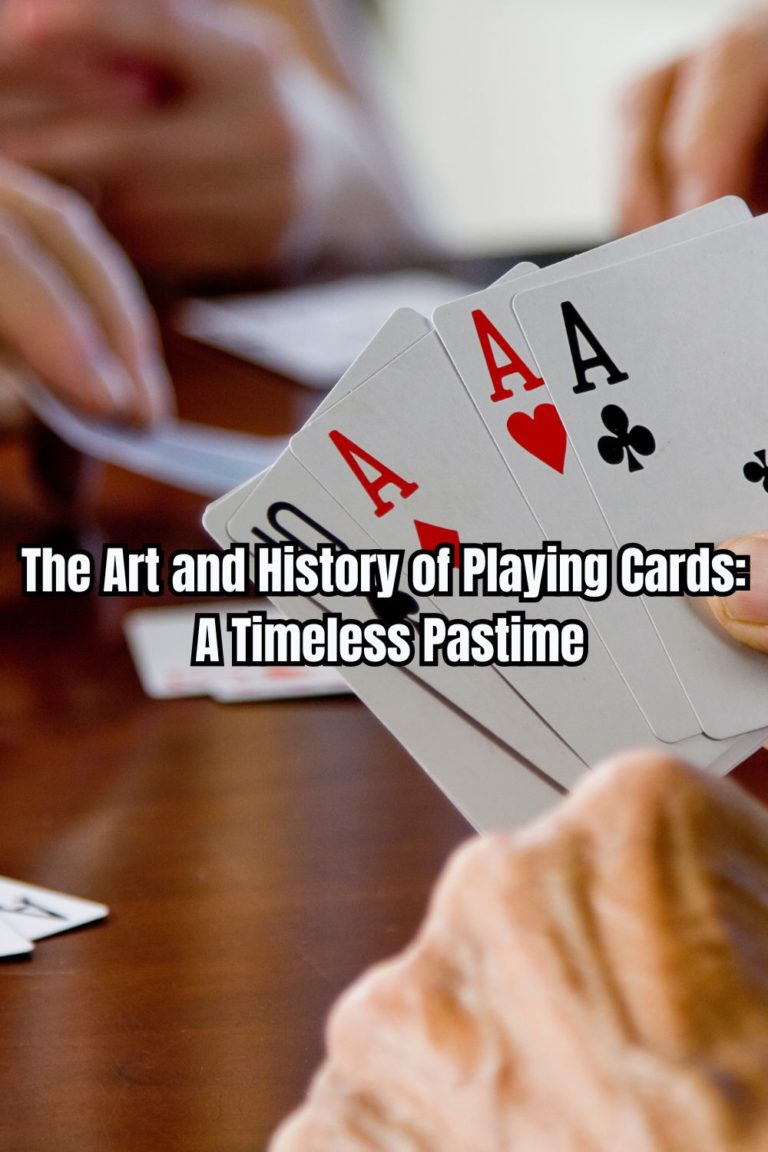 The Art and History of Playing Cards: A Timeless Pastime - ConservaMom