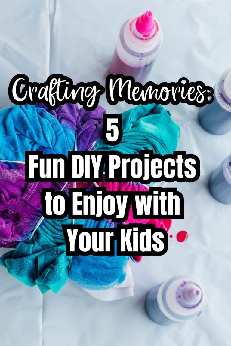 Crafting Memories: 5 Fun DIY Projects to Enjoy with Your Kids - ConservaMom