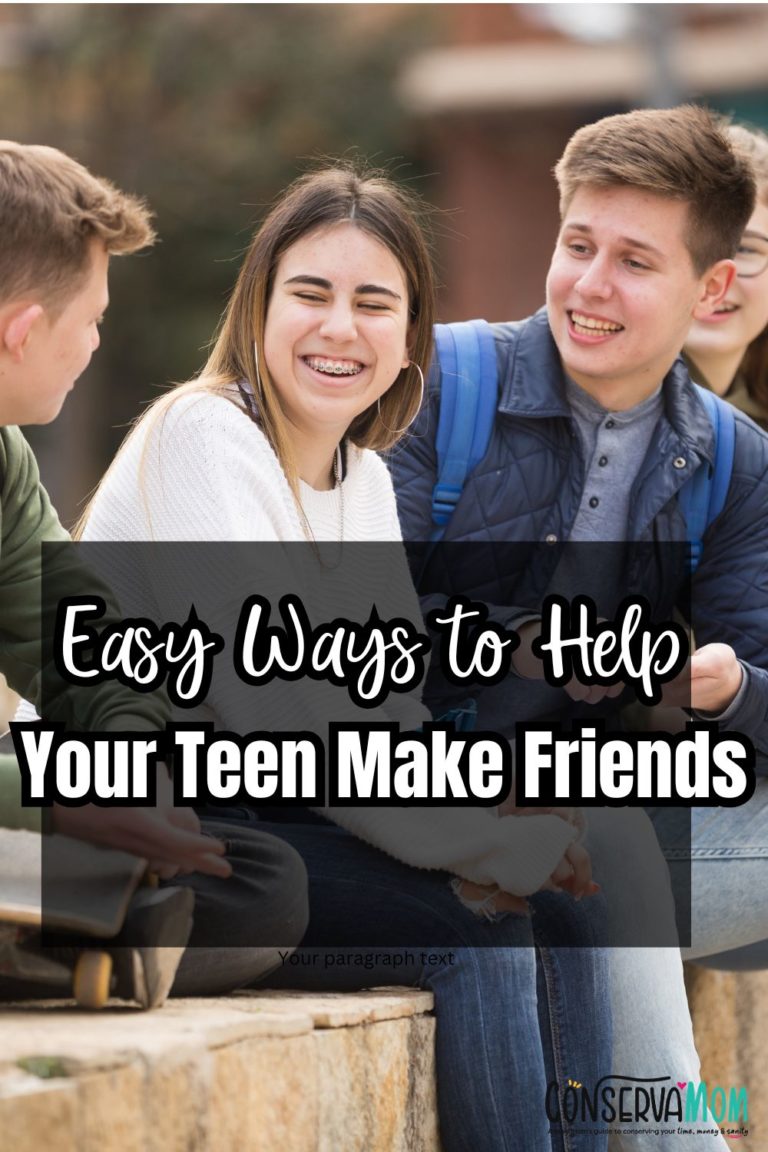 Easy Ways to Help Your Teen Make Friends - ConservaMom