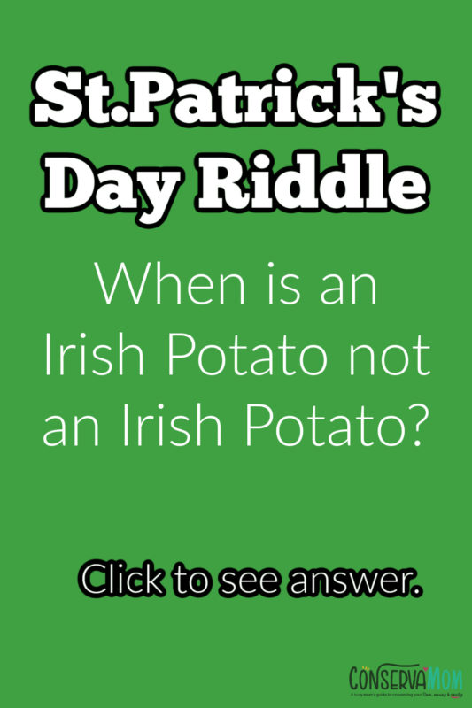 St.Patrick's Day Jokes for kids - ConservaMom