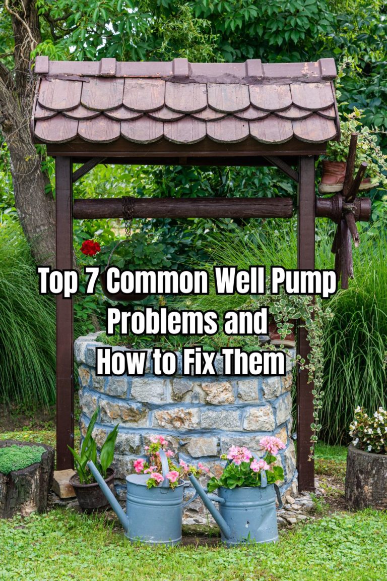 Top 7 Common Well Pump Problems and How to Fix Them - ConservaMom