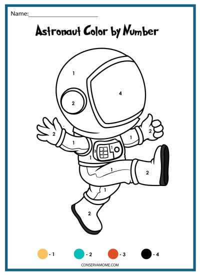 Free Printable Space Activity Pages - ConservaMom