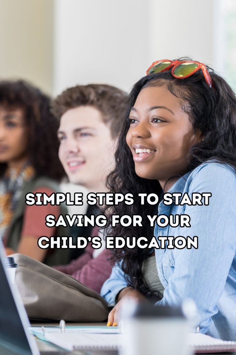 Simple Steps to Start Saving for Your Child’s Education - ConservaMom
