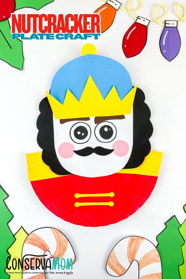 Nutcracker Plate Craft - ConservaMom