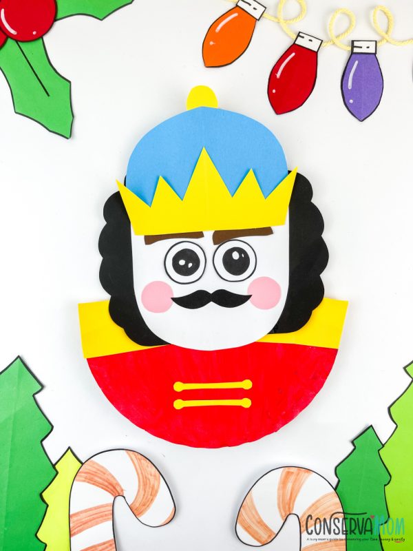 Nutcracker Plate Craft - ConservaMom