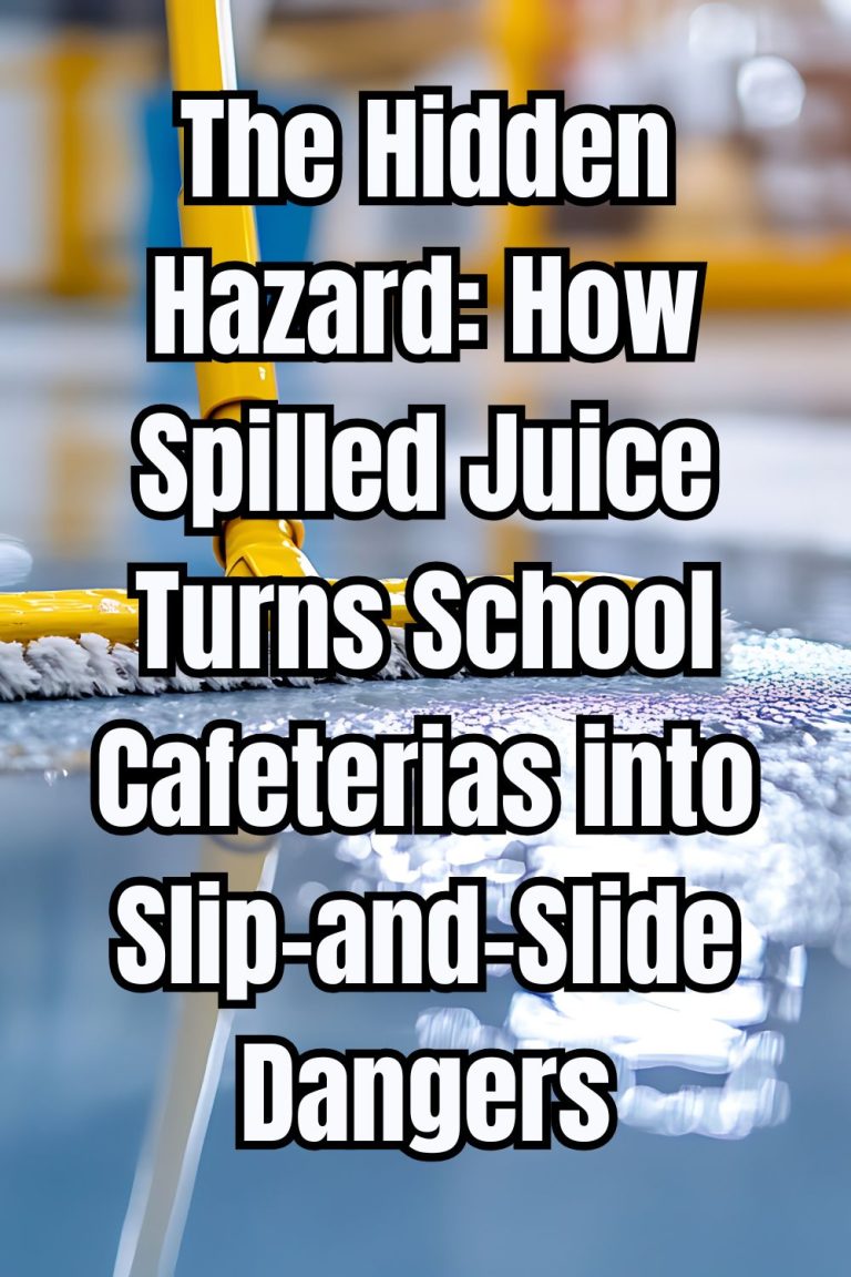 The Hidden Hazard: How Spilled Juice Turns School Cafeterias into Slip ...