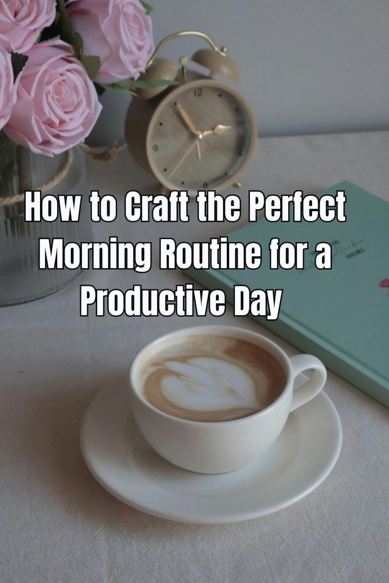 How to Craft the Perfect Morning Routine for a Productive Day - ConservaMom