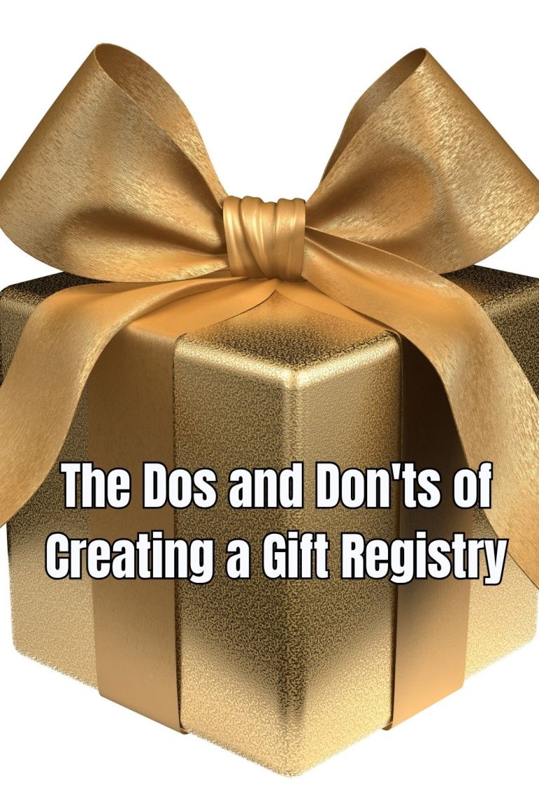 The Dos and Don'ts of Creating a Gift Registry - ConservaMom